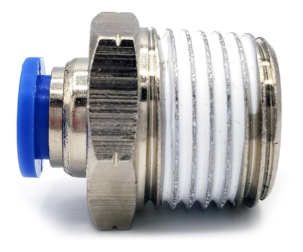 5 Pz De Conector/racor Rápido Neumático Recto 1/2 Npt X 8mm | Instrutek